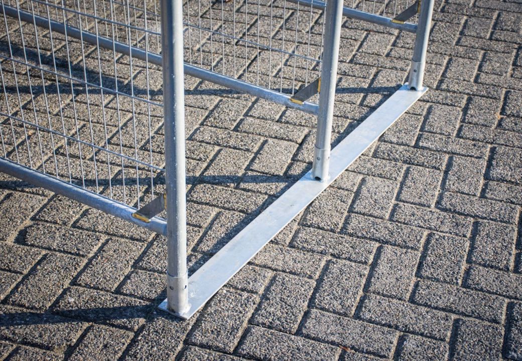 Voetplaat groot | Bouwhekken Nederland